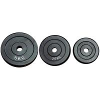 China Rubber Coated Iron Weight Lifting Plates 0.5kg Barbell Exercise Plate Custom Colors for sale