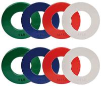 China Custom Color Steel Fractional Weight Plates 1/4LB to 1LB Rubber Coated Gym Plates for sale