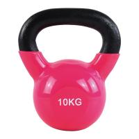 China Vinyl Coated Cast Iron Kettlebell 20kg for CrossFit Strength Training for sale