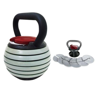 China Adjustable Cast Iron Kettlebell 18kg 40lb Competition Weight Set for Home Gym for sale