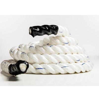 China Polyester Battle Rope 50ft Exercise Training Rope for Fitness Power Strength for sale
