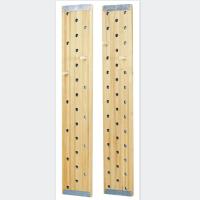 China Gym Fitness Wall Mounted Wooden Climbing Peg Board 1200mm x 300mm Birch Plywood for sale