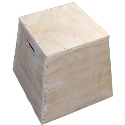 China Cross Training Wooden adjustable Jump Plyo Box for sale