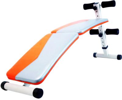 China PVC Foldable Sit Up Bench for Gym Crossfit Abdominal Muscle Exercise Portable 200kg Capacity for sale