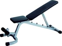 China Adjustable Flat Incline Decline Weight Bench PU Foam 300lbs Capacity Home Gym Fitness Equipment for sale