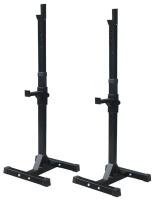 China Heavy Duty Squat Rack 200kg Capacity Adjustable Safety Barbell Support Stand for Gym for sale