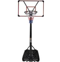 China PE Base Adjustable Basketball System Outdoor 36.5kg PC Backboard for sale