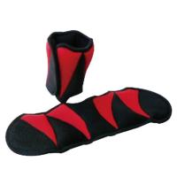 China Adjustable Ankle Wrist Weights 5kg Soft Iron Sand Neoprene Nylon for Fitness Training for sale