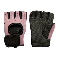 China Breathable Mesh Half Finger Fitness Workout Gloves for Cross Training Gym with Terry Cloth and Velcro Wrist for sale
