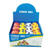 China Custom Logo PU Foam Anti Stress Ball Hand Gripper for Gym Fitness 7cm for sale