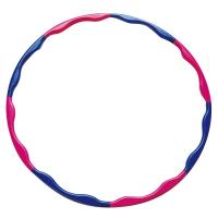 China 90cm Weighted Fitness Hula Hoop Ring PP Massage 8 Parts Colorful for Sports Exercise for sale