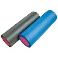 China EPE Yoga Foam Roller 90cm High Density Dotted Texture for Muscle Massage and Pilates for sale