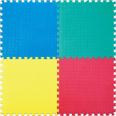 China High Density EVA Interlocking Floor Mat 100x100cm 2cm Thick for Gym and Martial Arts for sale