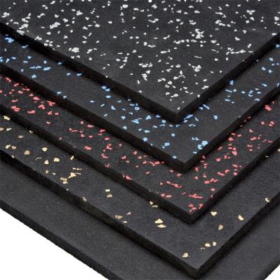 China EPDM Rubber Interlocking Floor Mats 2cm Thick Non Slip Fitness Mat Custom Size for sale
