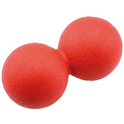 China TPE Double Peanut Massage Ball 12.5x6.5cm High Density Custom Color for Pilates Yoga Fitness for sale