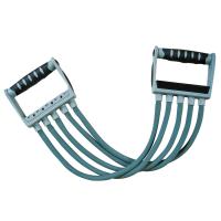 China Natural Latex Resistance Tube Chest Expander 205cm for Gym Crossfit Exercise for sale