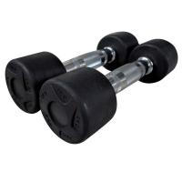 China Wholesale Rubber Coated Round Dumbbell 1kg-10kg Gym Weight Lifting Fitness for sale