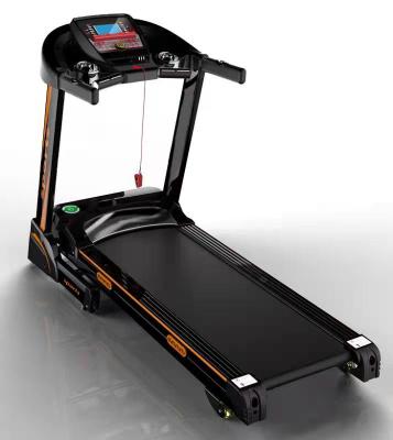China 5 Inch Blue LCD Screen Gym Fitness Treadmill with Voice Broadcast and Manual Slope for sale