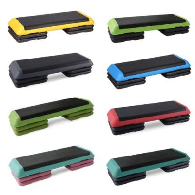 China Adjustable Gym Aerobic Step Board 110x40x20cm Anti Skid Pedal Fitness Equipment for sale
