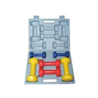 China Vinyl Coated Dumbbell Set Colorful Design for Women Kids 1-5 lb Weights for sale