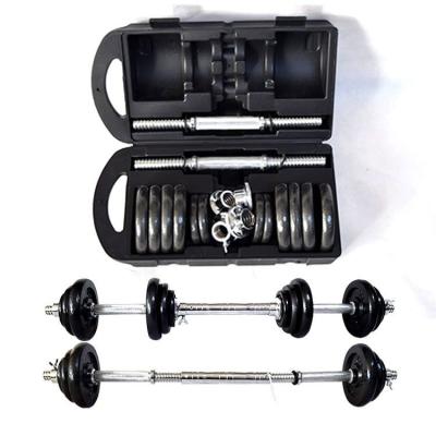 China Adjustable Barbell Dumbbell Set 50kg Free Weights With Case for sale
