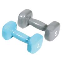 China Colored Neoprene Coated Vinyl Dumbbell With Different Kilograms for sale