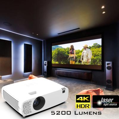 China 5200 Lumens Bright Laser Projector With 4K Enhancement And 30000 Hour Lifetime Ideal for sale