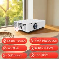 China 8500 Lumen High Brightness Short Throw LP Laser Projectors WUXGA for sale