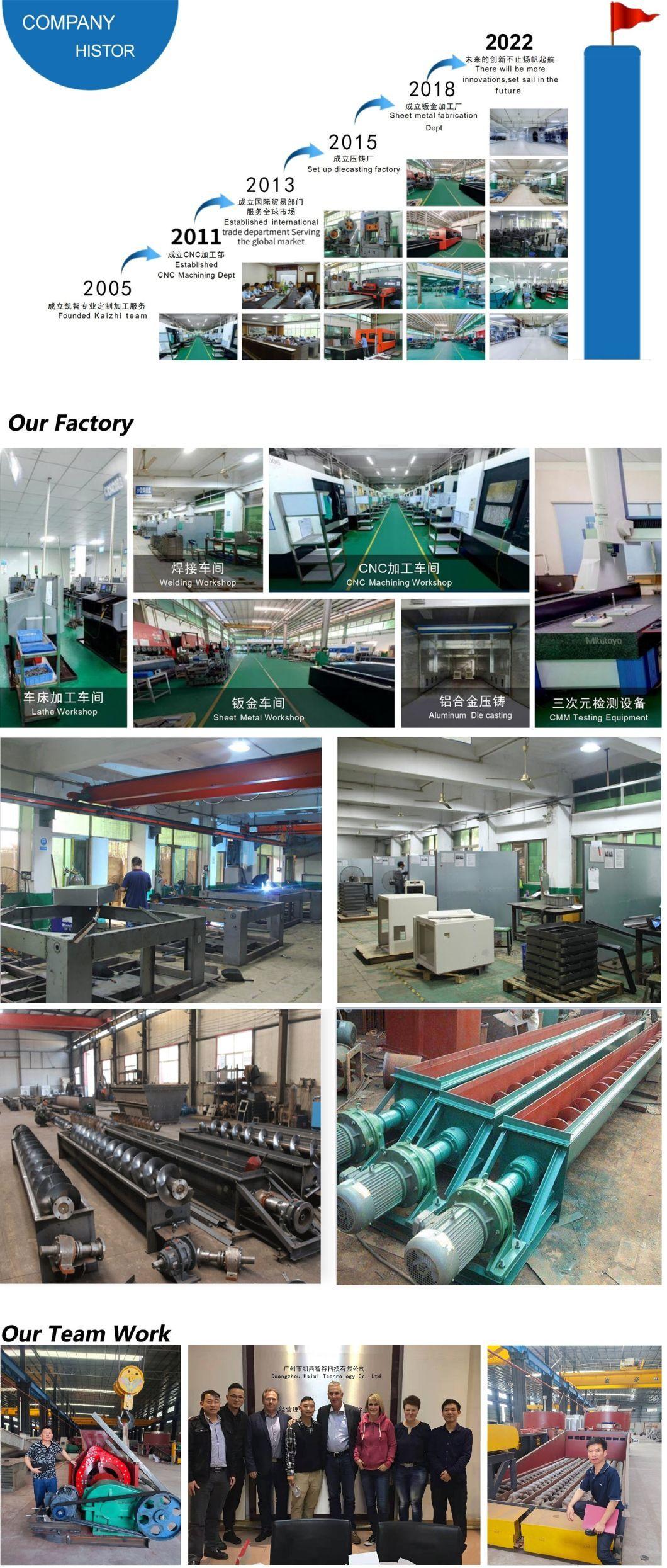OEM Custom for Sugar Processing Outdoor Stainless Steel Screw Auger Conveyor