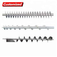 China Custom Stainless Steel Wheat Grain Sweep Silo Feed Auger Screw - 304/316L Material with 1 Year Warranty for sale