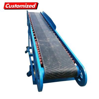 China Electric Control Rubber Portable Belt Conveyor 400-1000mm Width with 0.4-1.25m/s Speed for Industrial Material Handling for sale