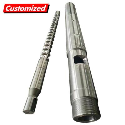 China Bimetallic Twin Screw Barrel Φ30-150mm HRC58-68° for Injection Molding Machines for sale