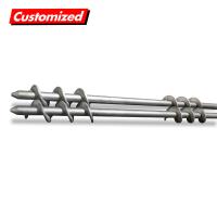China Custom Stainless Steel Screw Auger for Hollow Threaded Rod Ground Anchor - 304/316L Material with 1 Year Warranty for sale