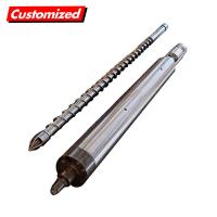 China Custom Extruder Nitriding Screw Barrel for PVC PPR Processing - Φ30-150mm Diameter, HRC58-68 Hardness for sale