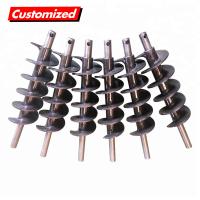 China Custom Stainless Steel Pellet Stove Auger Screw - 304/316L Material with 1 Year Warranty and OEM Service for sale