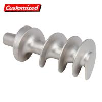 China Stainless Steel 304 316 High Precision Food Grade Auger Screw for Meat Grinder Custom Size for sale