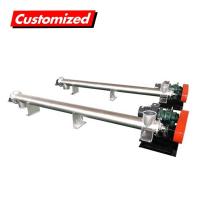 China Custom Stainless Steel Screw Conveyor Auger Feeder 1-Year Warranty Heat Resistant for Cement & Concrete for sale