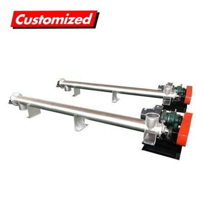 China Custom Stainless Steel Screw Conveyor Auger Feeder 1-Year Warranty Heat Resistant for Cement & Concrete for sale