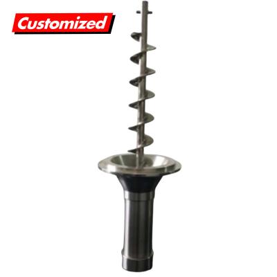 China Custom Stainless Steel Auger Screw for Powder Filling Machine 304 316L Food Grade for sale