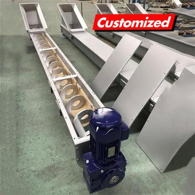 China Custom Stainless Steel U Type Screw Auger Conveyor 1.5-5.5kW 380-440V Heat Resistant for sale