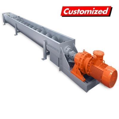 China Stainless Steel Screw Auger Conveyor 220V 380V for Powder Feeder Customizable for sale