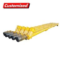 China Automatic Cement Screw Conveyor 380V with 165-407mm Diameter Options for Concrete Batching Plants for sale