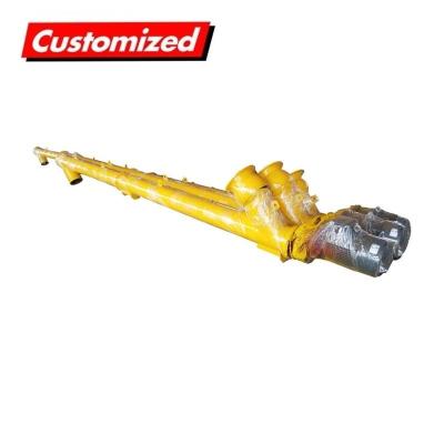 China Carbon Steel Screw Conveyor for Cement 165-407mm Diameter with 3-30W Power Options for sale