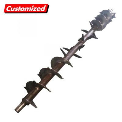 China Customized 304/316L Stainless Steel Food Grade Auger Drill Bit for Agriculture Earth Drilling for sale