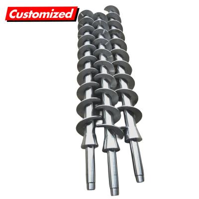 China Custom Stainless Steel 304 Food Grade Auger Screw for Conveyor Systems 100mm for sale