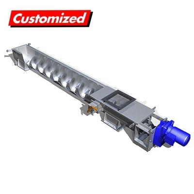 China Custom Stainless Steel Food Grade Screw Auger Conveyor 220V for Grain Transport for sale