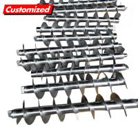 China Custom Stainless Steel Forming Screw Flights 304/316L Auger with 1 Year Warranty for Industrial Conveyor Systems for sale