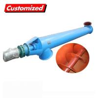 China Custom Electric Lift Screw Conveyor for Powder Transport - Heat Resistant Carbon Steel Construction with 1 Year Warranty for sale