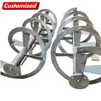China Custom Stainless Steel Helical Ribbon Agitator - 304/316L High Viscosity Impeller Screw Auger with 1 Year Warranty for sale