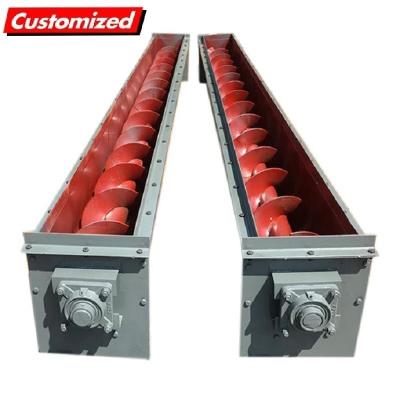 China Custom Stainless Steel 304 Heat Resistant Screw Auger Conveyor for Industrial Powder and Cement for sale